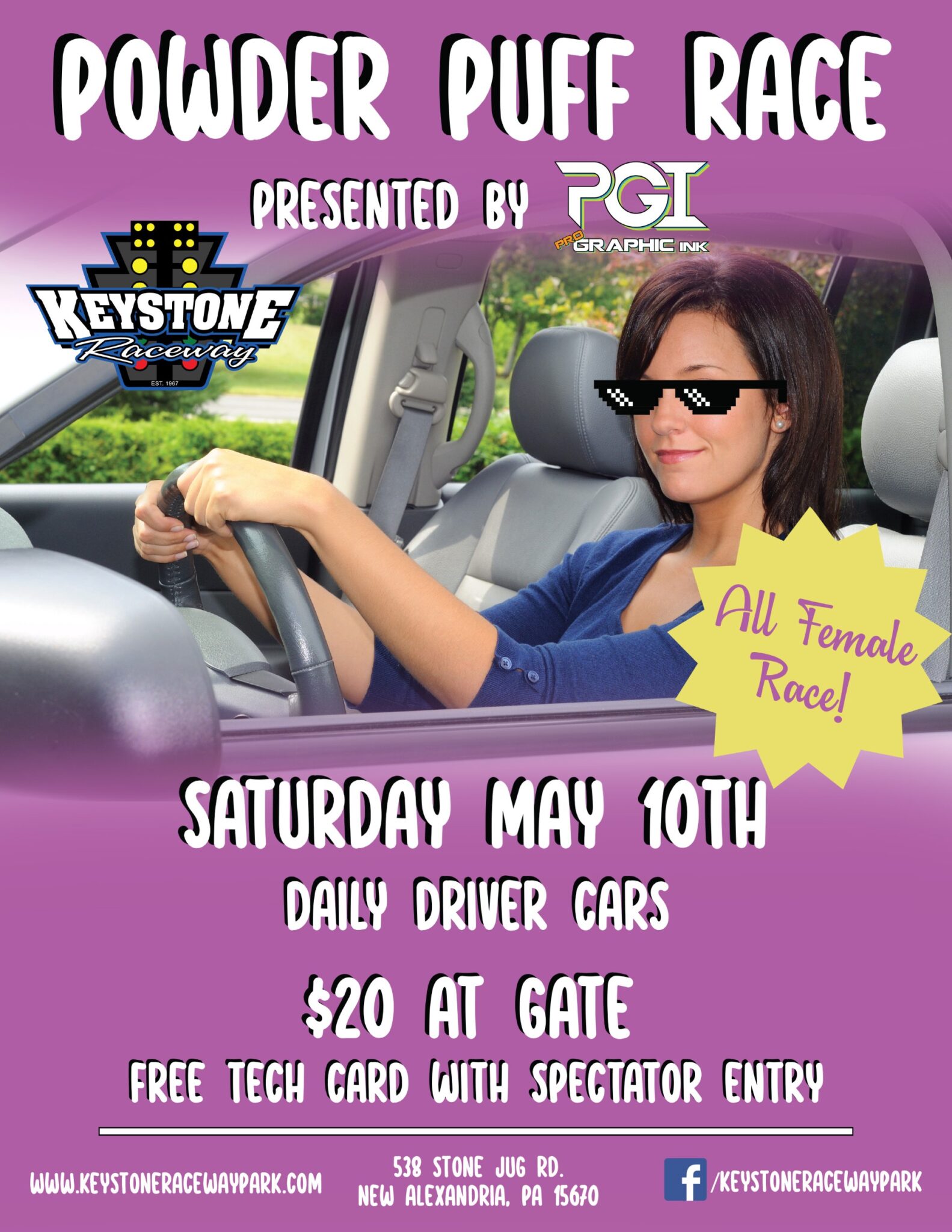 Points Race #2 + Powder Puff Race – Keystone Raceway Park