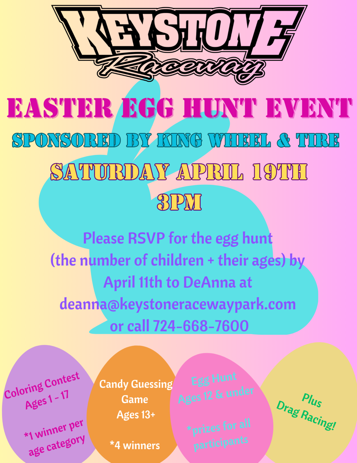 Easter EGGstravaganza – Keystone Raceway Park